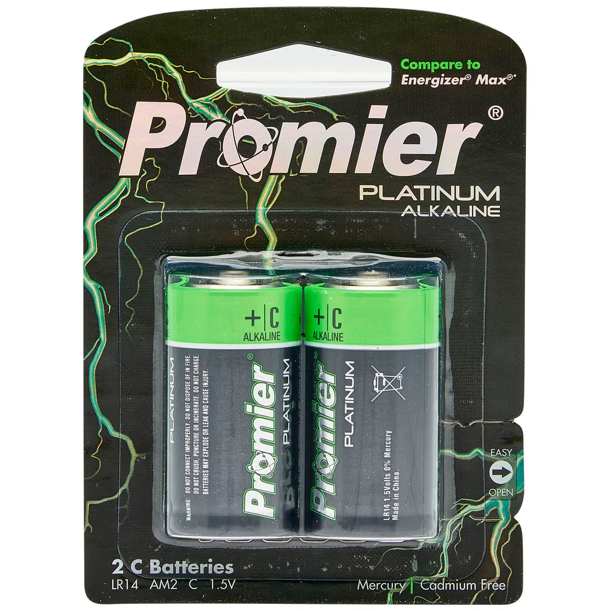 C Cell Alkaline 2pk
