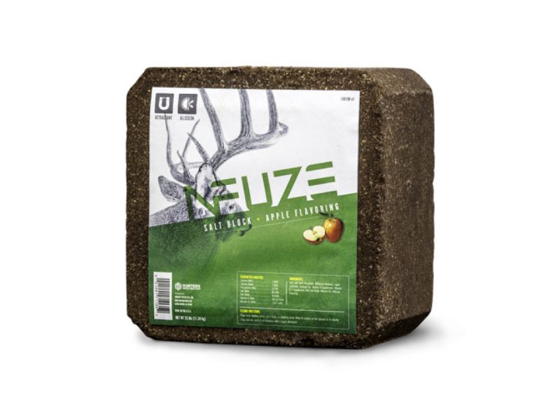 NFUZE SALT LICK BLOCK - APPLE - 20LB