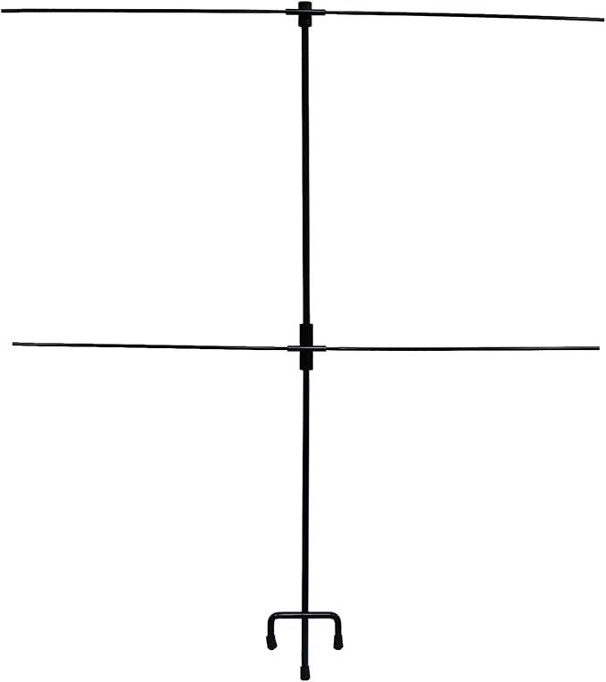 STEEL FRAME DOUBLE PAPER TARGET STAND