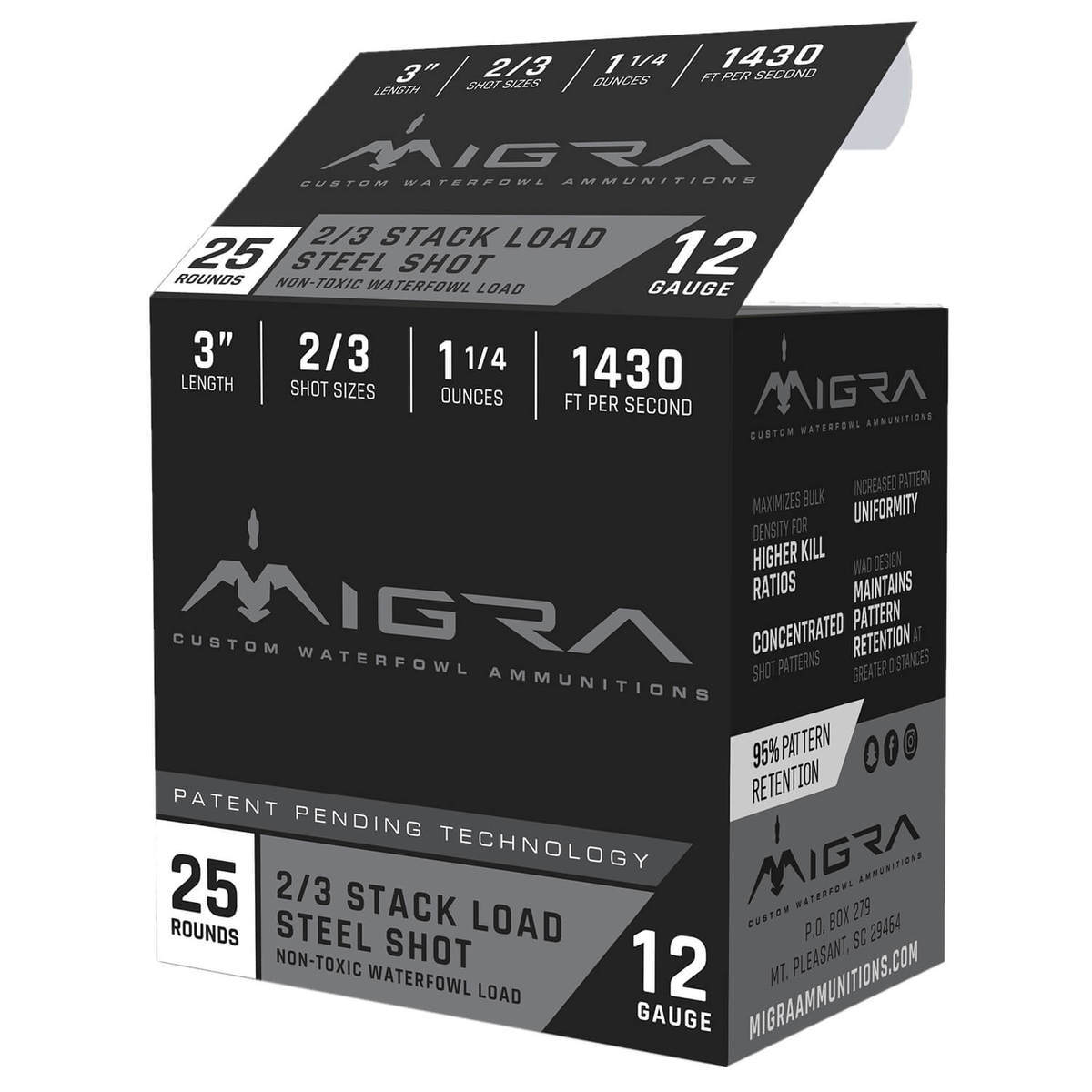 Migra Custom 12 Gauge 3in #2/3 1-1/4oz